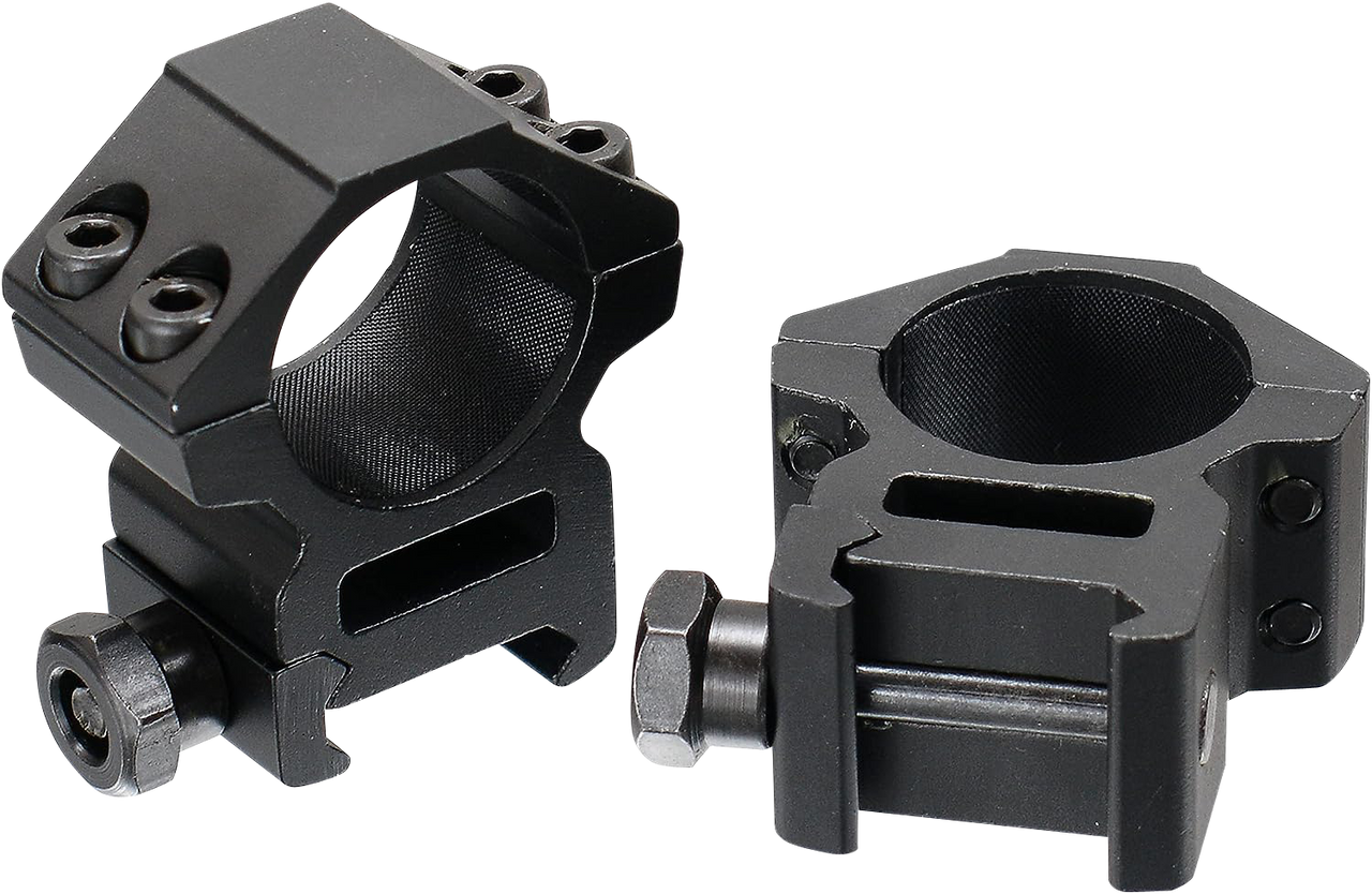 UTG Scope Ring Set Accushot For Rifle Picatinny/Weaver Medium 1" Tube ...