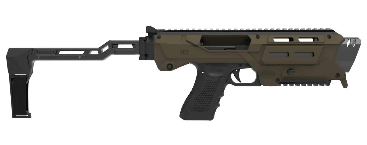 Meta Mx1 Glock Conversion Kit Olive Drab Green - Impact Guns