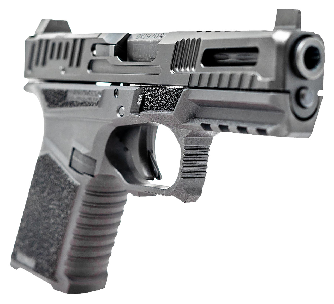 Faxon FX-19 LT Hellfire 9mm, Tritium Front, Glock Mags, 10rd - Impact Guns