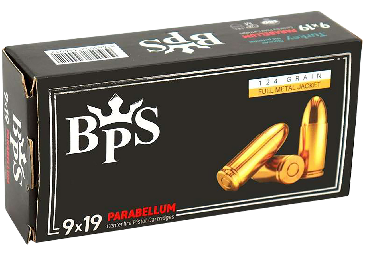 Hyperion Munitions PARABEELUM BPS 9mm 124gr, FMJ 50rd Box - Impact Guns