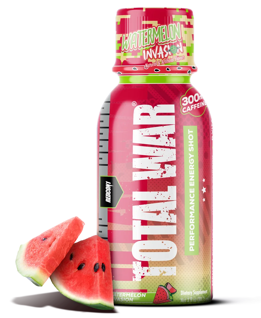 Redcon1 Total War Energy Shots Watermelon Invasion 12 Pack - Impact Guns