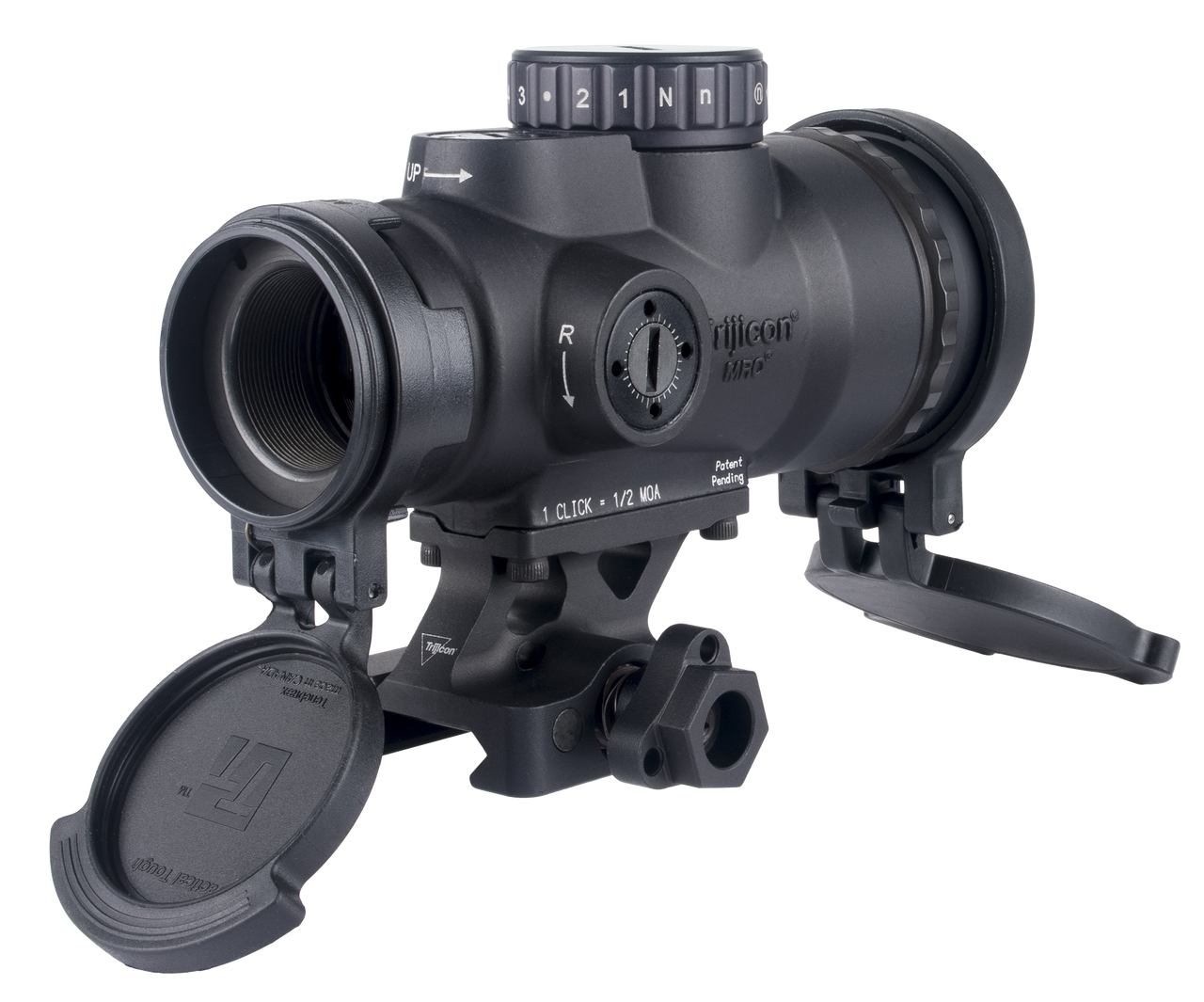 Trijicon MRO HD Patrol Matte Black 1x 68 MOA/2MOA Red Dot Reticle ...