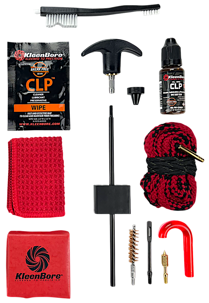 KleenBore 9mm Dual-Kleen, Includes Pull Through Rope Cleaner, Phosphor ...