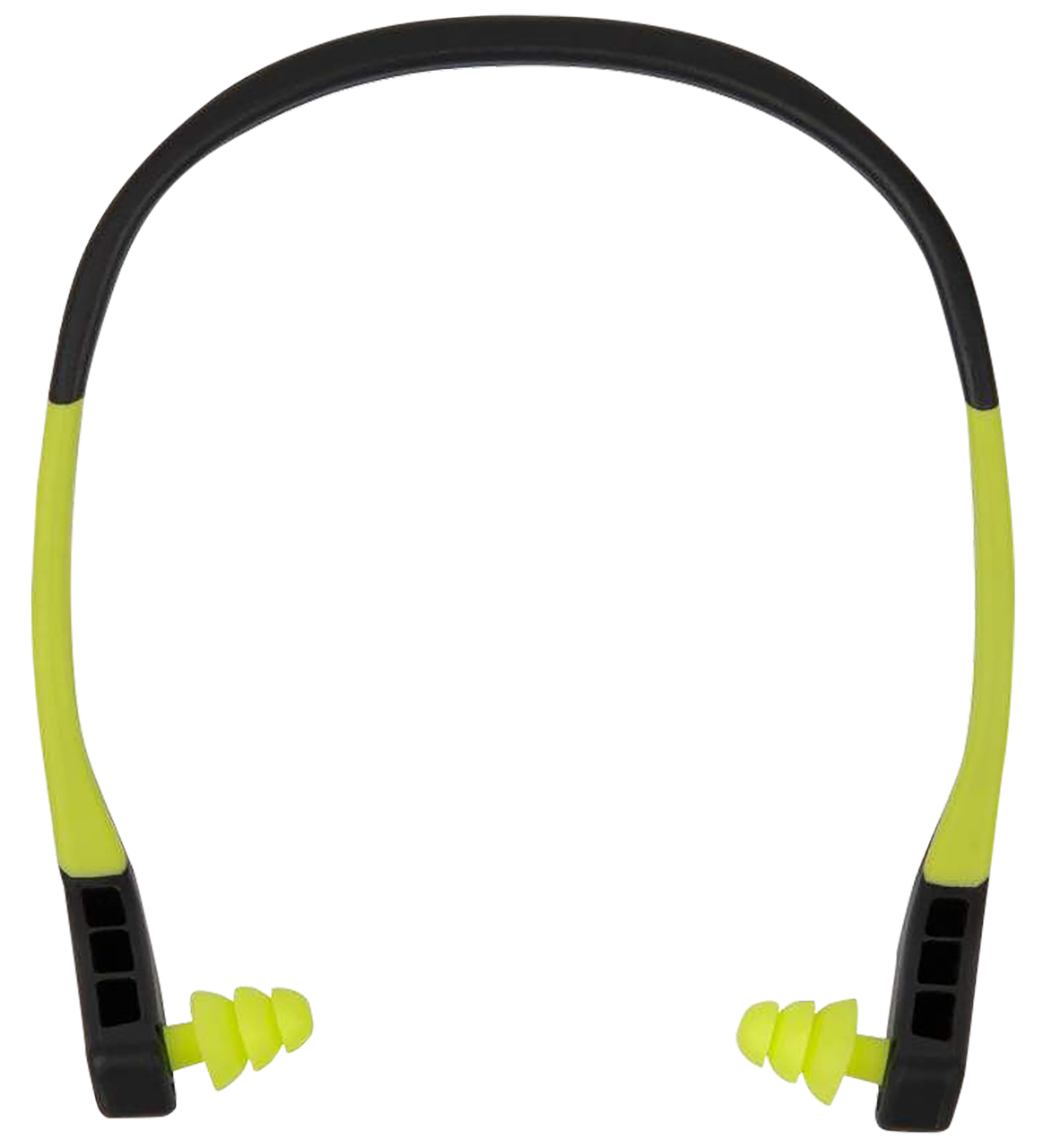 Allen ULTRX Banded Ear Plugs, NRR 22dB, Gray/Neon Yellow - Impact Guns