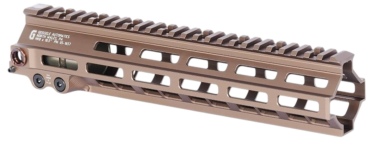Geissele Automatics Super Modular Rail MK8 DDC Aluminum 10.50" Long ...