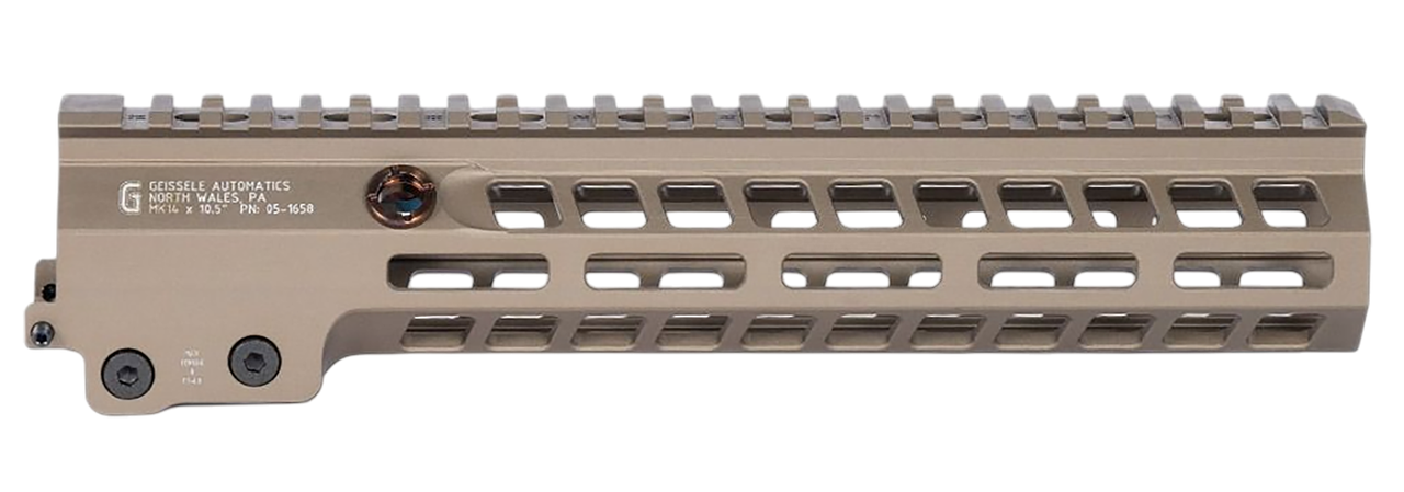 Geissele Automatics Super Modular Rail MK14 DDC Aluminum 10.50" Long ...