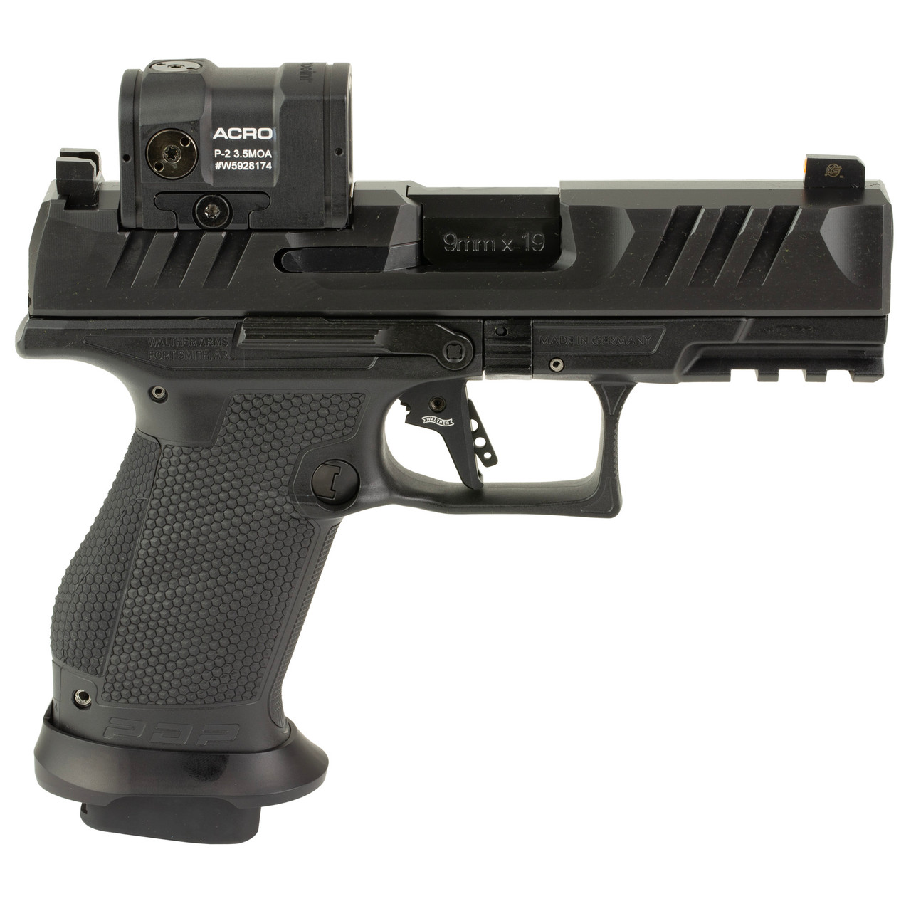 Walther PDP Pro Acro Compact, Compact, 9mm, 4" Barrel, Tenifer Finish ...