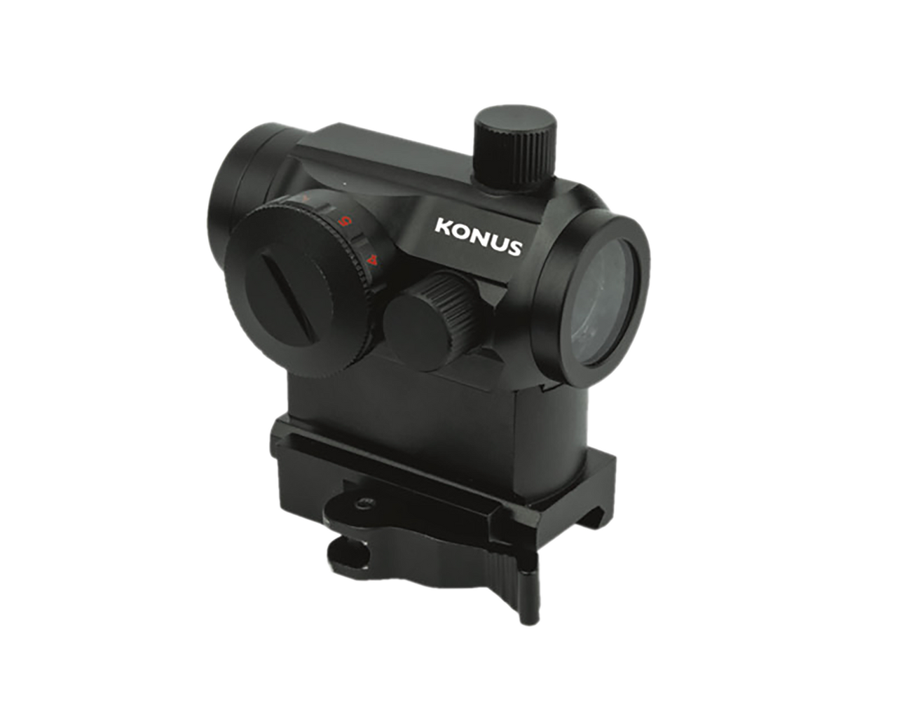 Konus Pro Nuclear Matte Black 1x22mm 3 MOA Red/Green Dot Reticle ...