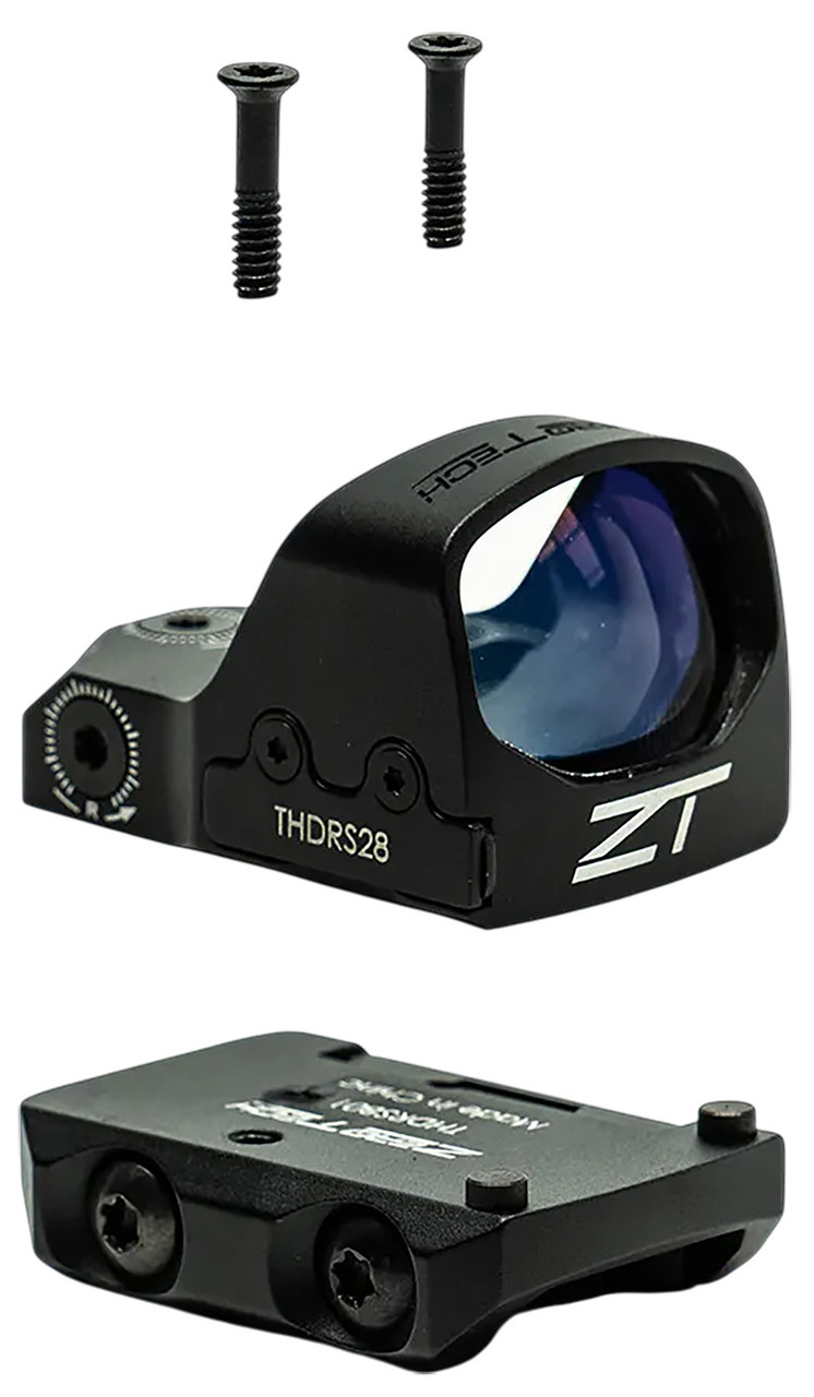 Zero Tech Optics Thrive HD Low Mount Black 1x28mmx20mm, 3 MOA Red Dot ...