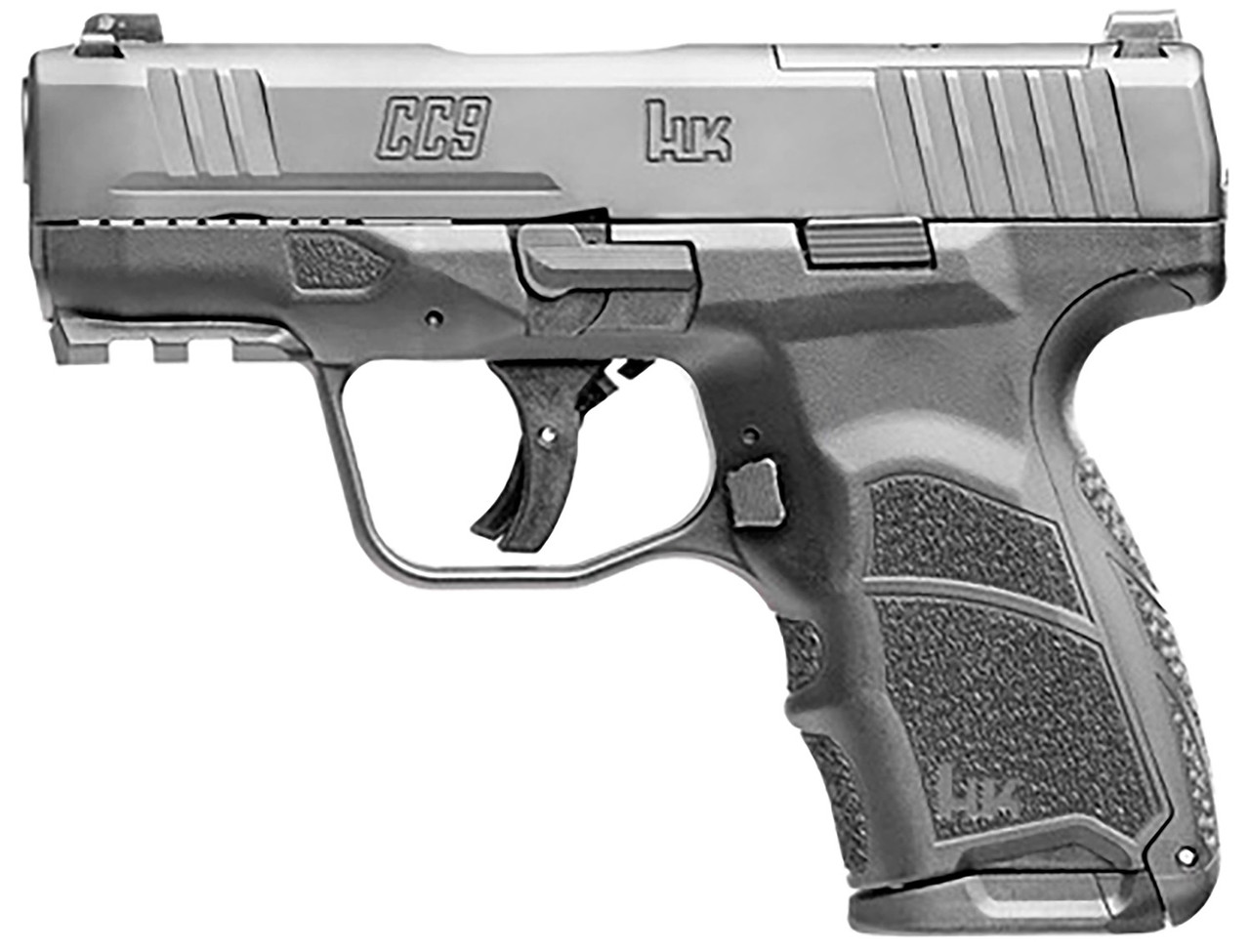 Heckler & Koch Magazine, CC9, 9mm, 10rd, Fits HK CC9, Black - Impact Guns