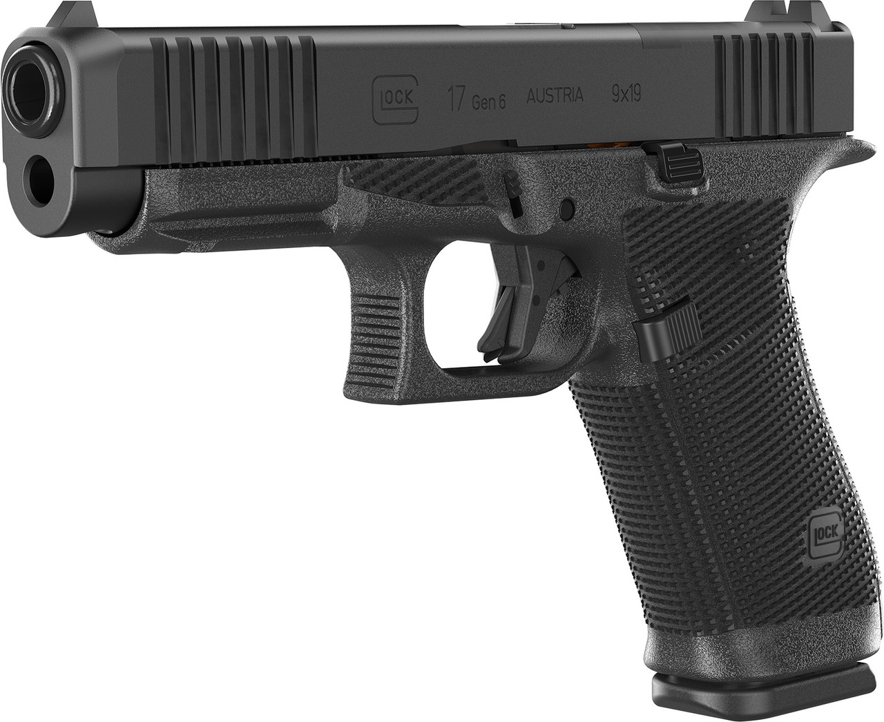 Glock 17 Gen 6 9mm, 4.49" Barrel, Flat Faced Trigger, Optics Ready ...