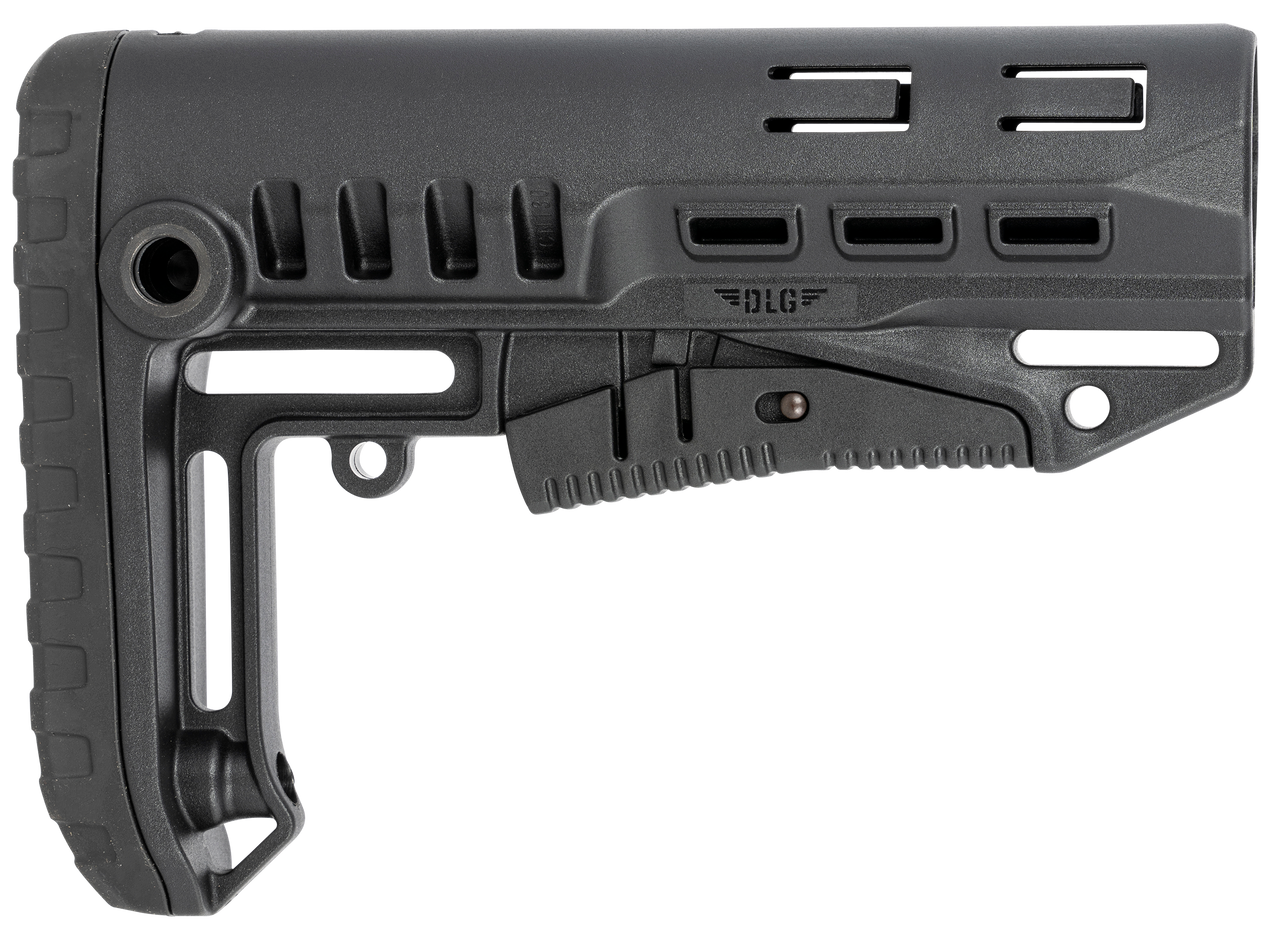 NcStar DLG-130 Compact Mil-Spec Stock Black Synthetic - Impact Guns