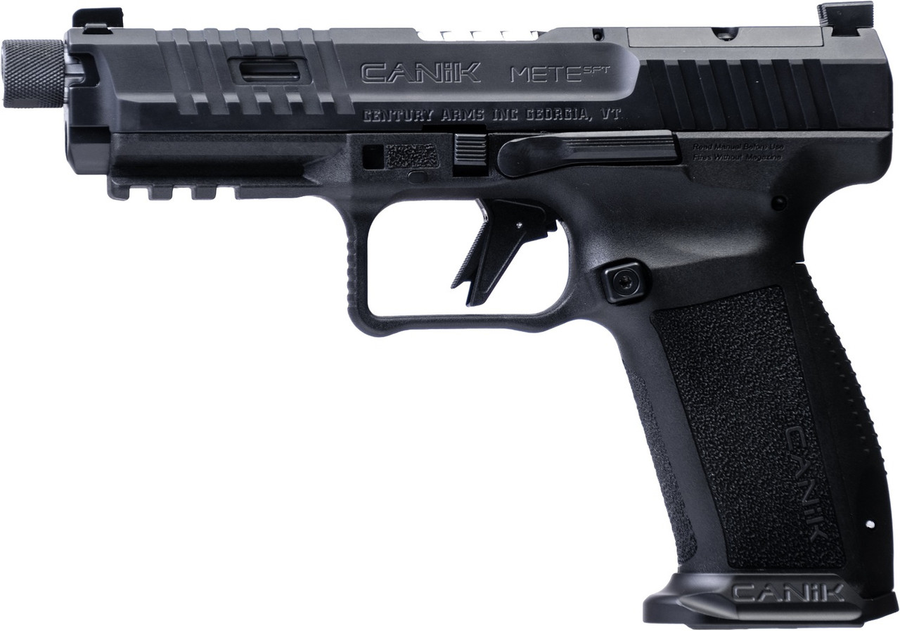 Canik METE SFT Pro 9mm, 5" Threaded Barrel, 1/2X28 Thread Pitch, Matte ...