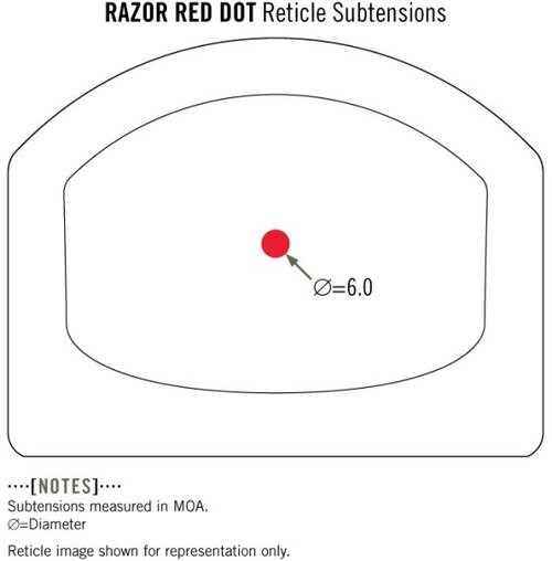 Vortex Razor Red Dot 6 MOA - Impact Guns