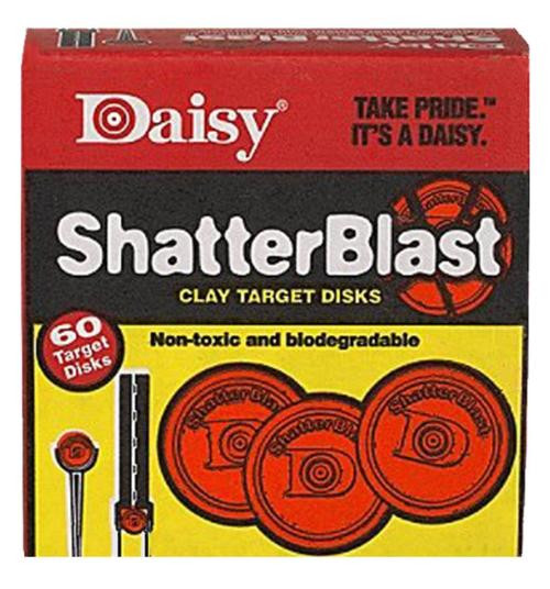 Daisy 60 Count 2" ShatterBlast Clay Target 60 pack - Impact Guns