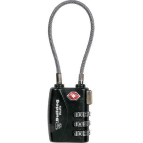 Bulldog TSA Lock Cable Combination Black - Impact Guns