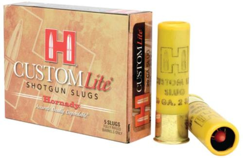 Hornady SST Lite Slug 20 Gauge 2.75 Inch 1365 FPS 250gr, FTX 5 Per Box ...
