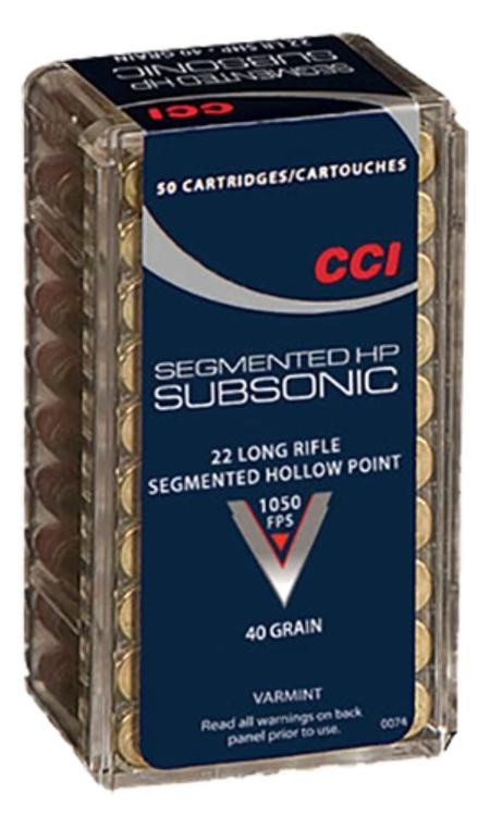 CCI Gamepoint 22LR, Segmented Hollow Point, 40 Gr, 50rd Box - Impact Guns