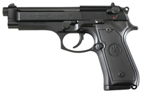 Beretta M9 9mm 4.9" Barrel Military Style Markings Black 2x15rd Mags ...