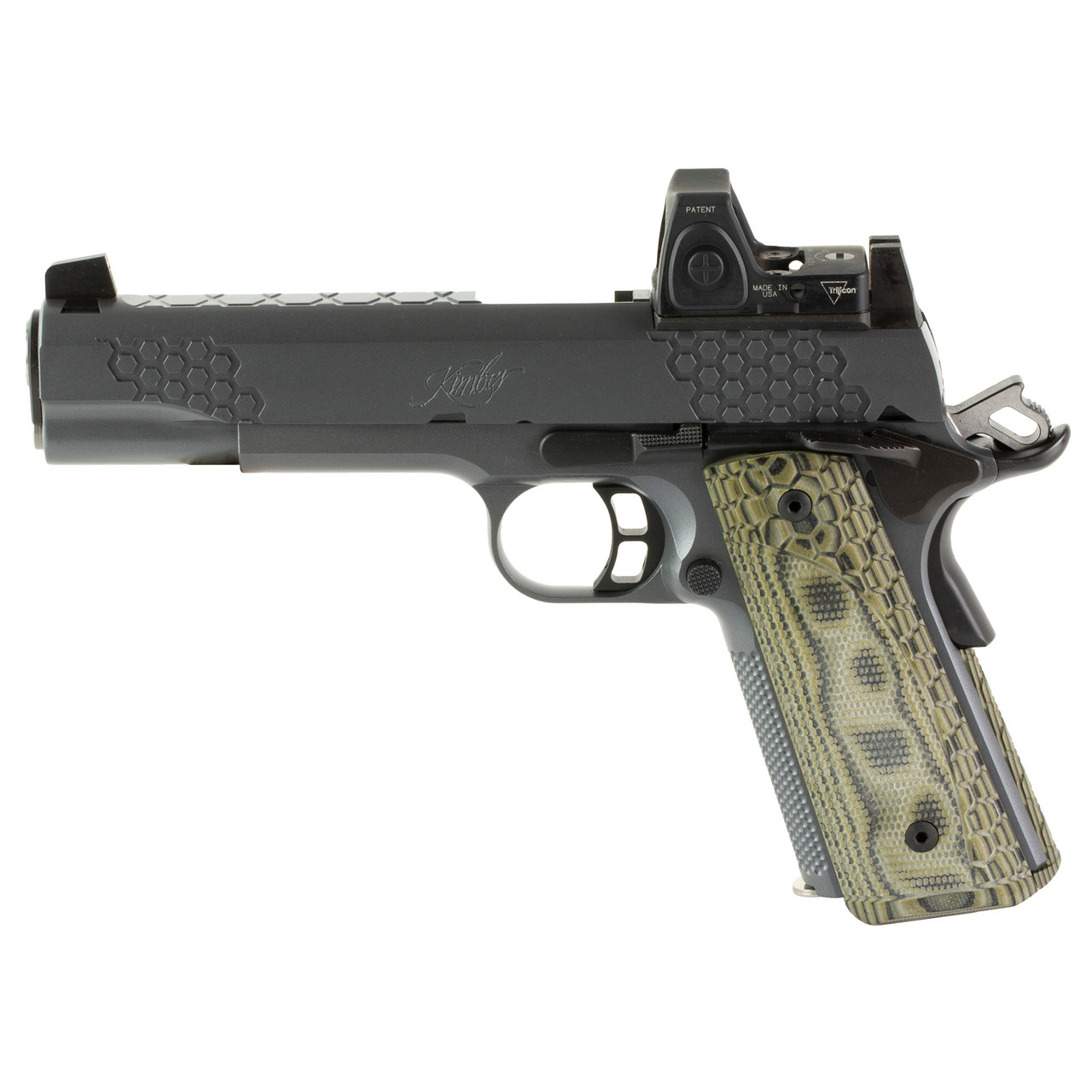 Kimber KHX 1911 45 ACP, 5" Barrel, Black, Trijicon RMR Red Dot, 8rd ...