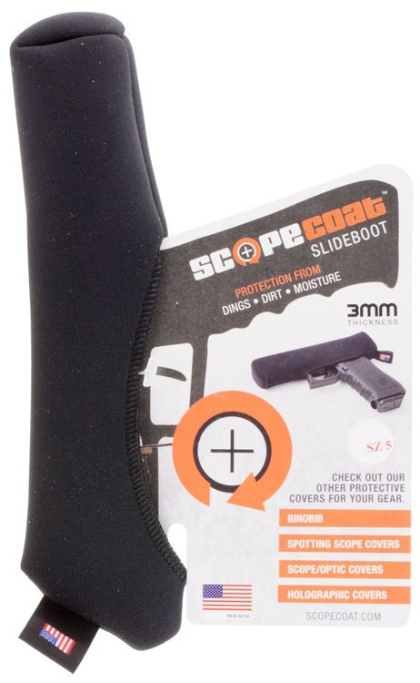 ScopeCoat Slide Boot, 1911 Commander, Black - Impact Guns