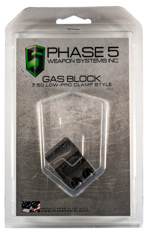 Phase 5 Weapon Systems Lo Pro Gas Block Lo Pro Gas Block Clamp Style 0. ...