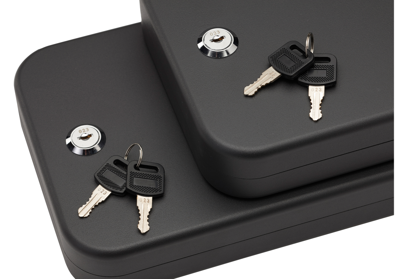 SnapSafe Lock Box, X-Large, 10" x 7" x 2", 2 Pack, Keyed Lock, 16 Ga ...