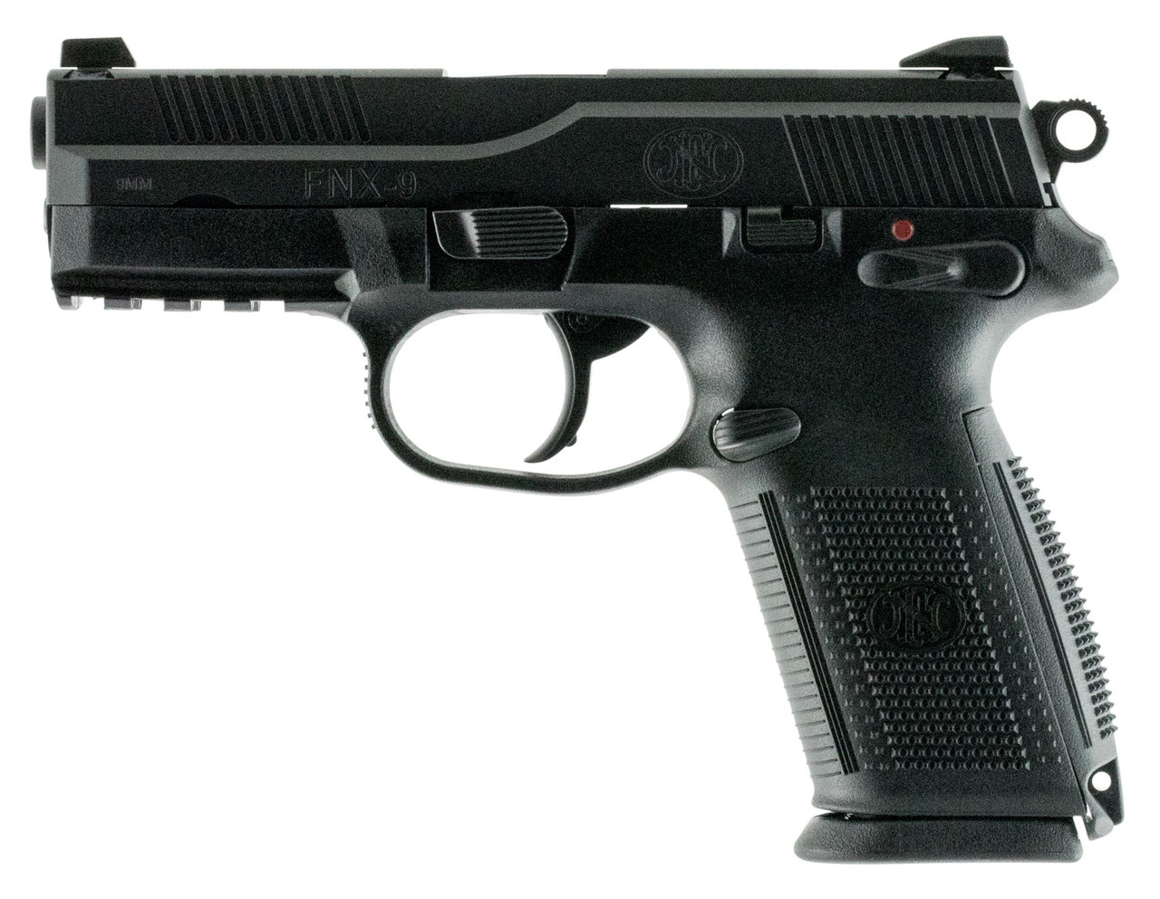 FN LE FNX-9 9mm Single/Double 4" 17rd Black Interchangeable Backstrap ...