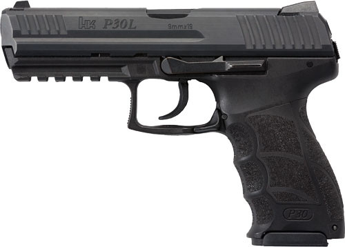 HK P30L V1 Light LEM, Long Slide 9mm 4.45" Full Size, 3 Dot Sights, 10 ...