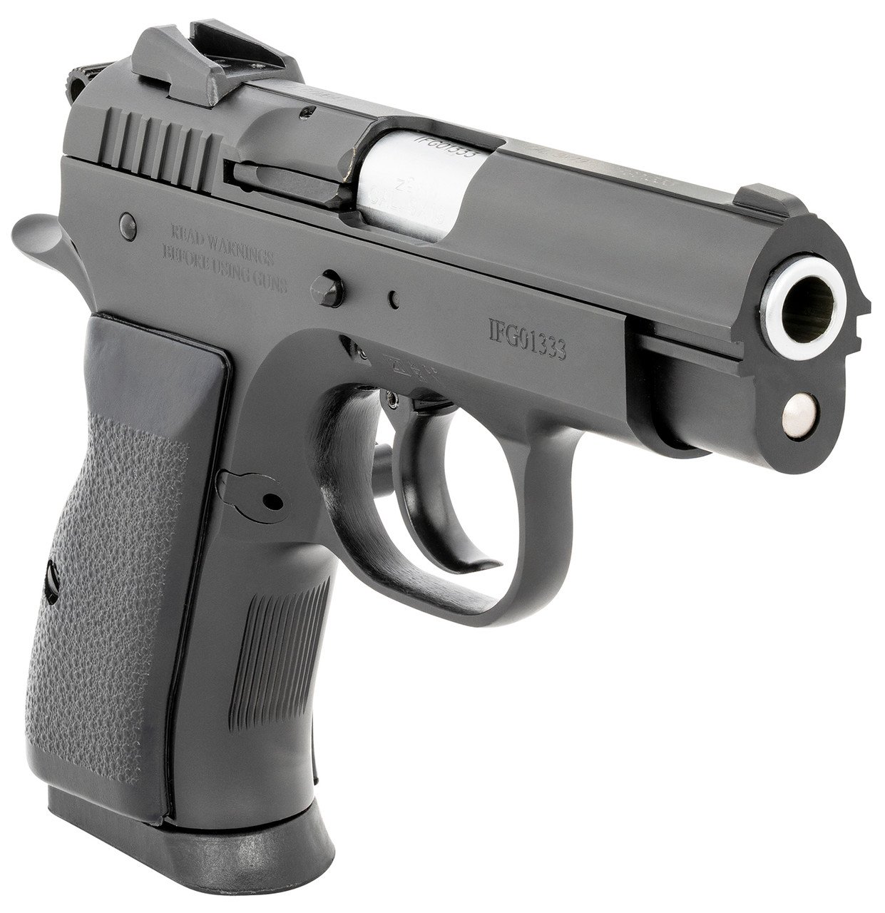 Tangfolio Combat Compact 9mm, 3.7" Barrel, Black, 3-Dot Sights, 13rd ...