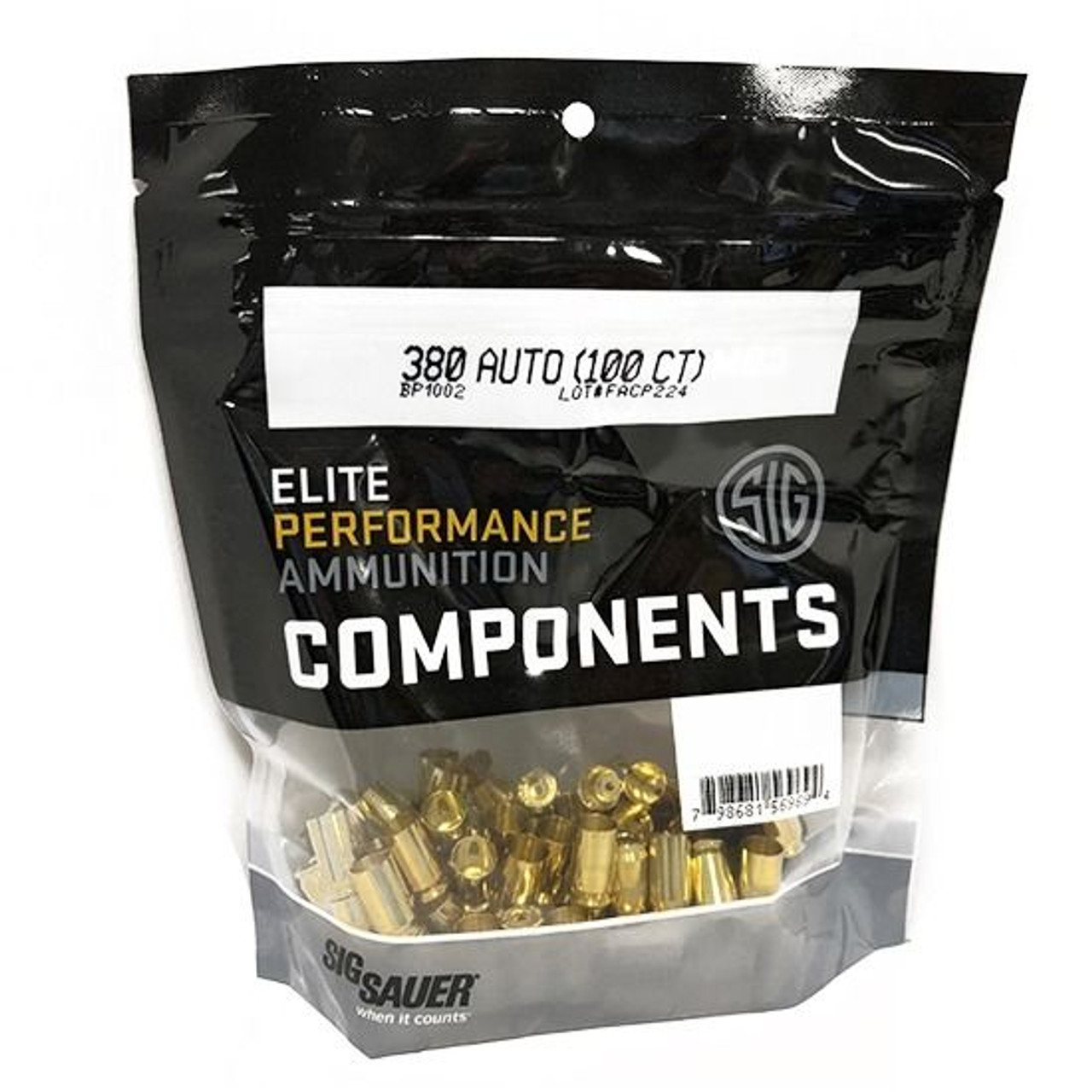 Sig Component 380 Acp Primed Brass 100ct Impact Guns