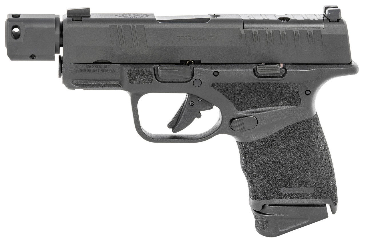 Springfield Hellcat RDP 9mm, 3.8" Threaded Barrel, Black, Shield SMSc ...