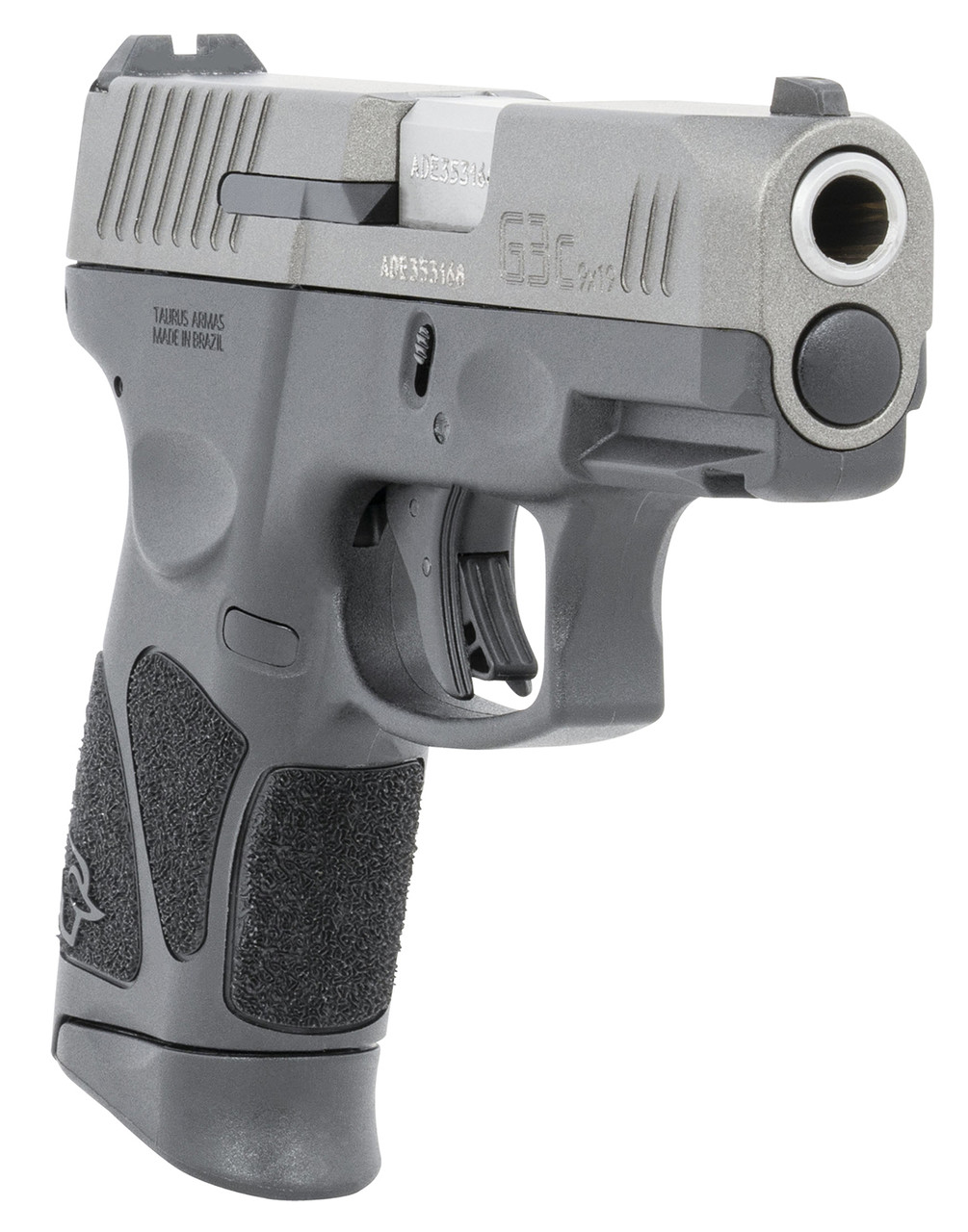 Taurus G3C 3.26" Barrel, Adjustable Rear, Tungsten/Black, 3x12rd ...