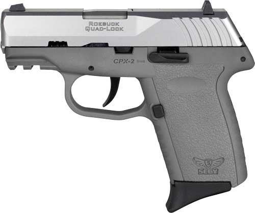SCCY CPX-2 Gen 3, Polymer Compact, 9mm, 3.1" Barrel, Stainless Slide ...