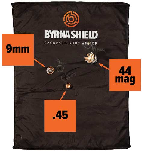 Byrna Technologies Shield Backpack Body Armor Black 10 x 12 - Impact Guns