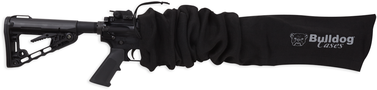 Bulldog Gun Sock 45" Tactical Rifle Moisture Resistant Black - Impact Guns
