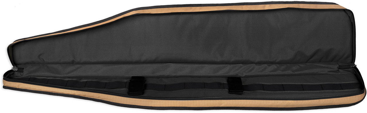 Bulldog Long Range Rifle Case 55" Tan with Black Trim Water-Resistant ...