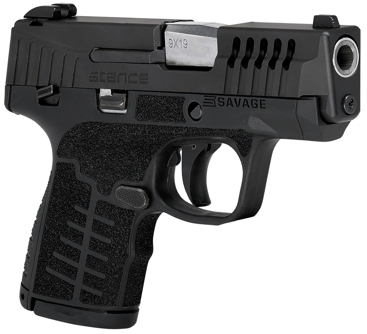 Savage Stance 9mm, 3.2" Barrel Overall Black with Nitride Stainless ...