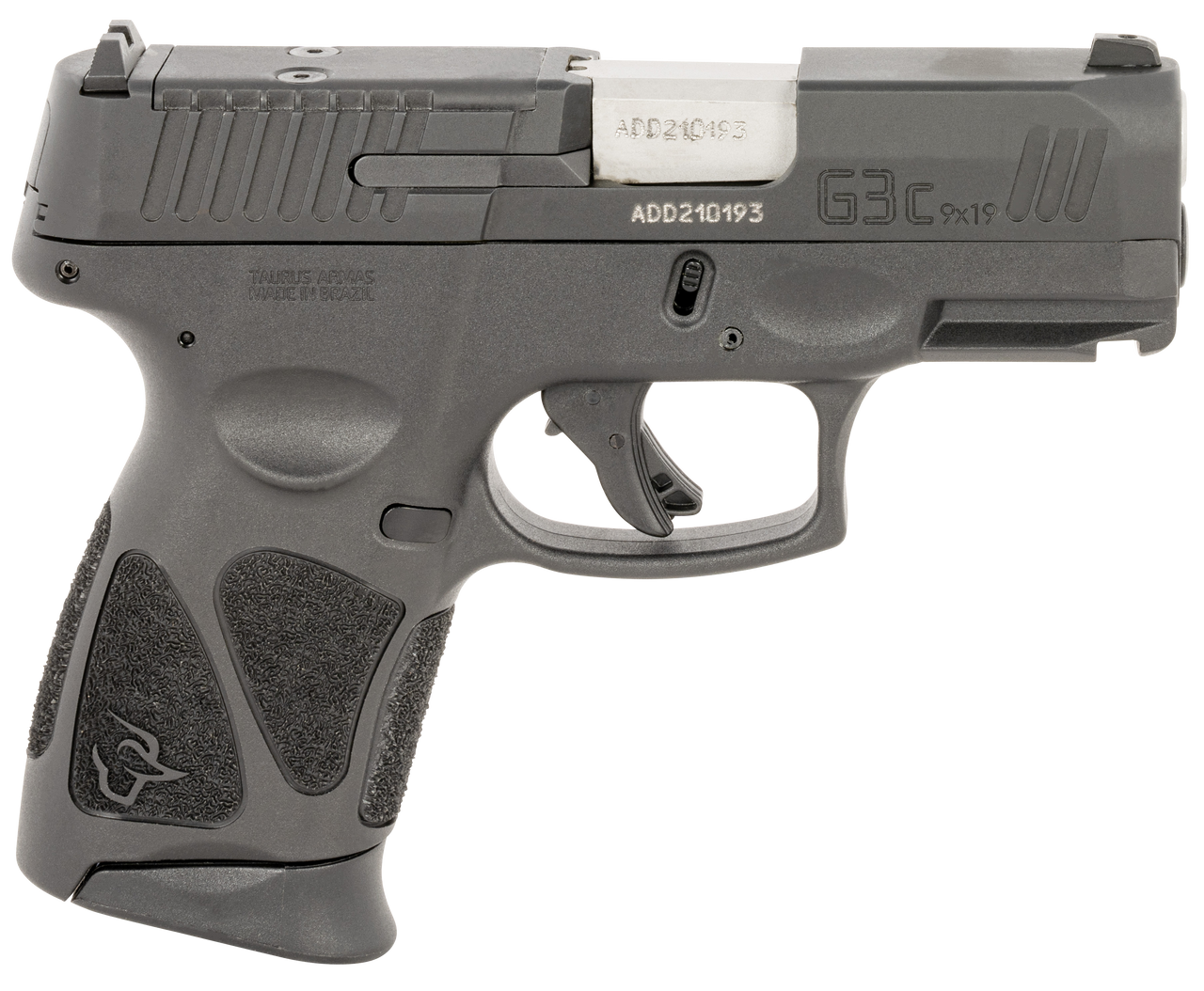 Taurus G3C 9mm, 3.20" Stainless Steel Barrel, Black, Optic Cut Slide ...