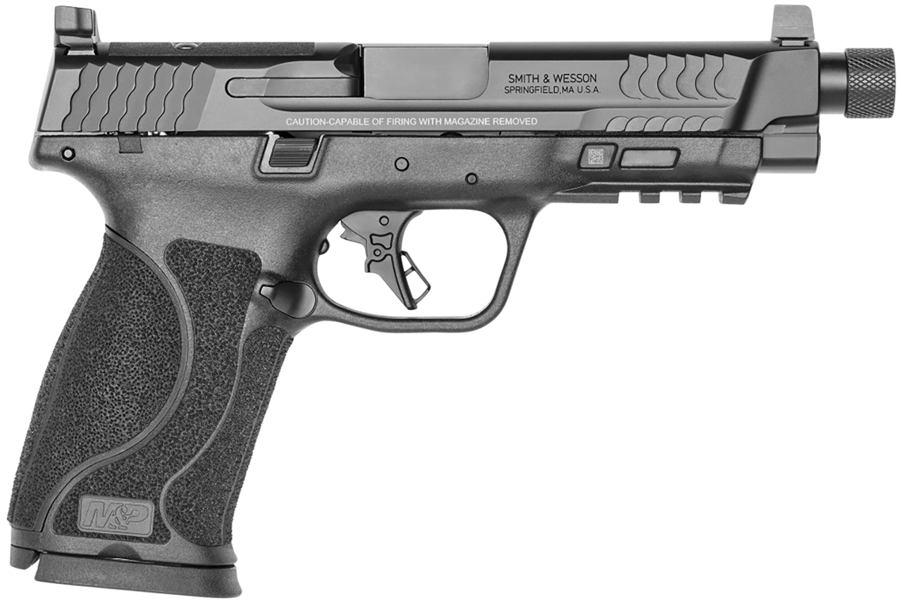 Smith & Wesson M&P45 M2.0 .45 ACP, 5.12" TB, Black, Optics Ready, Flat ...