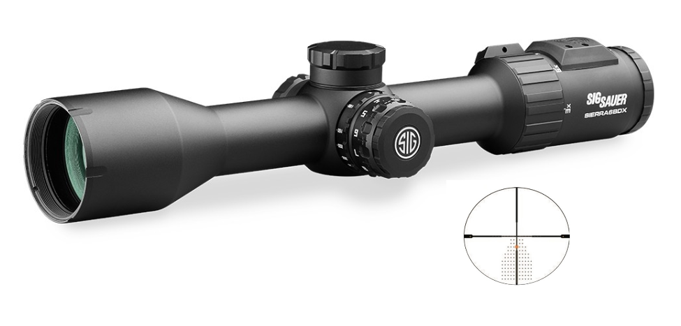 Sig SIERRA6 3-18X44mm Rifle Scope, 30mm, BDX-R2 Digital Ballistic ...