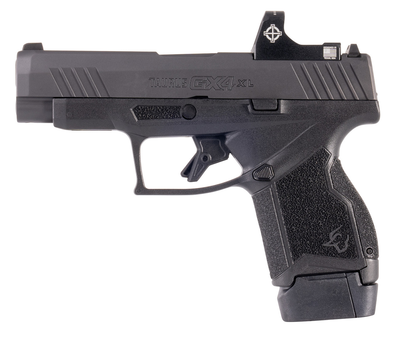Taurus GX4XL TORO 9mm, 3.7" Barrel, Riton Red Dot, Modular Backstrap ...