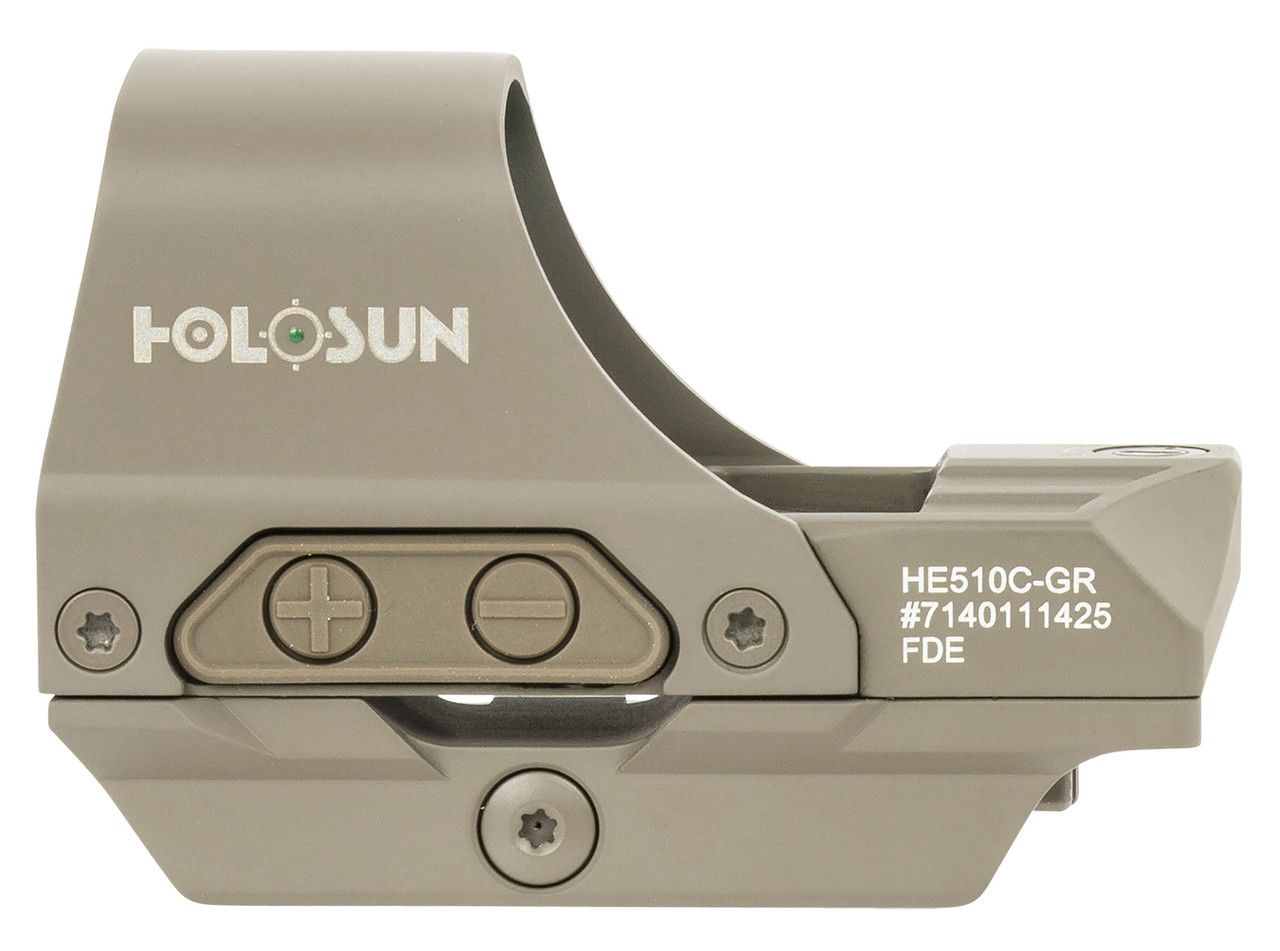 Holosun HS510C, Reflex Sight, 65 MOA Circle, 2 MOA Green Dot, Aluminum ...