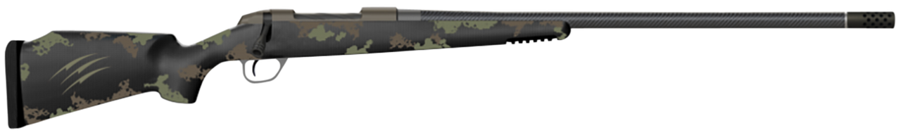 Fierce Carbon Rage 300 PRC, 24" CF Barrel, Tungsten, Forest Green Camo ...