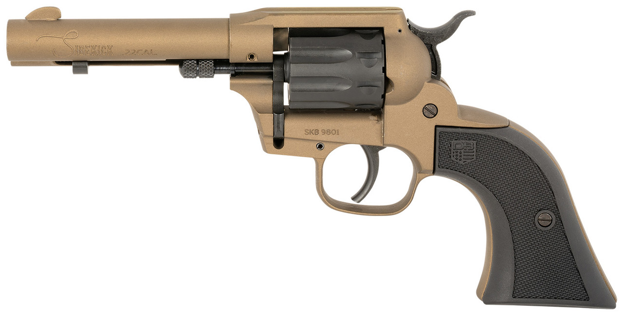 Diamondback Sidekick 22 LR/22 WMR, 4.50" Burnt Bronze Barrel, Black ...