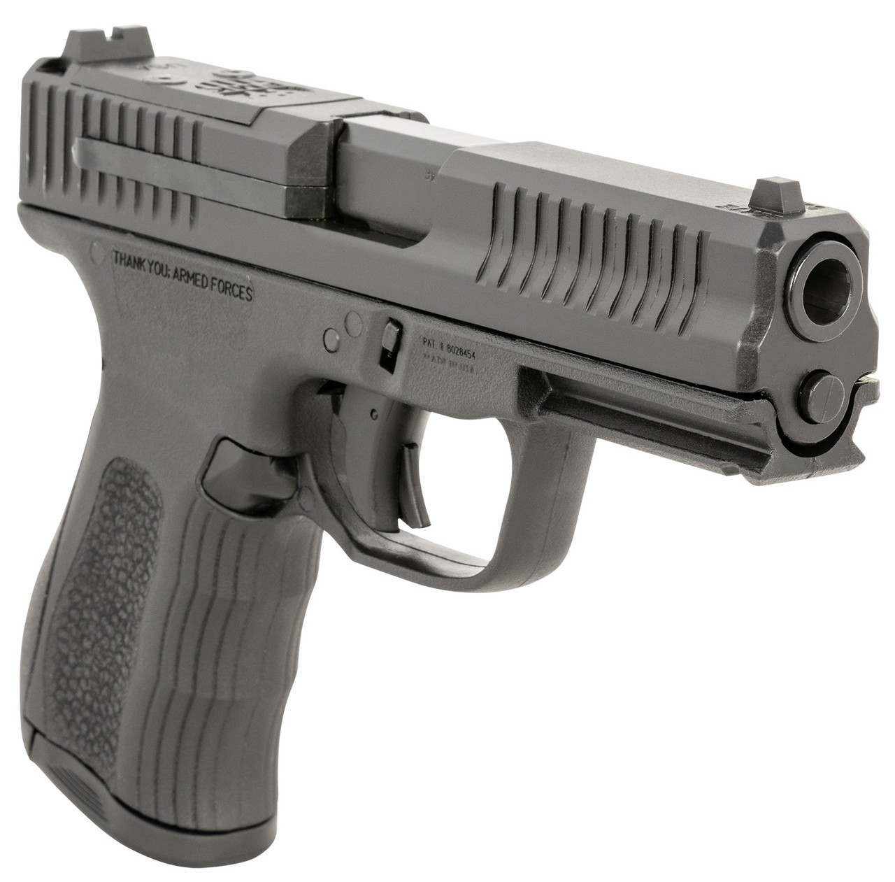 FMK Mach 9 9mm, 4" Barrel, Optics Ready, Black Finish, 10rd - Impact Guns