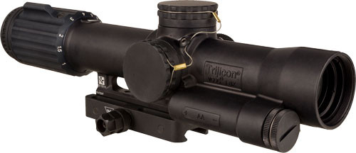Trijicon VCOG 1-8X28, Red MRAD Crosshair Dot Reticle, Mount Q-Loc ...