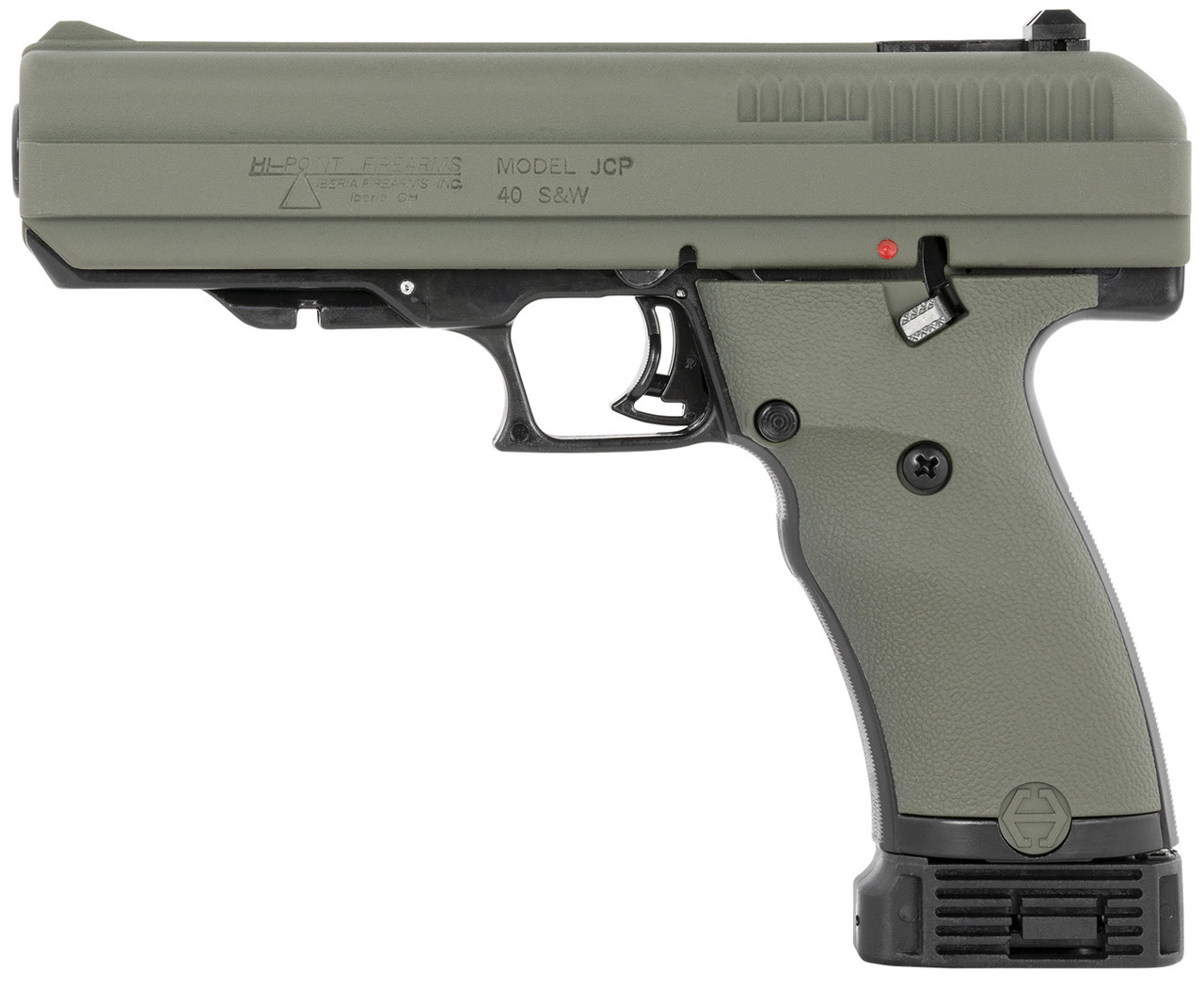 Hi-Point JCP 40 S&W, 4.50" Barrel, Olive Drab Green Finish, 10rd ...
