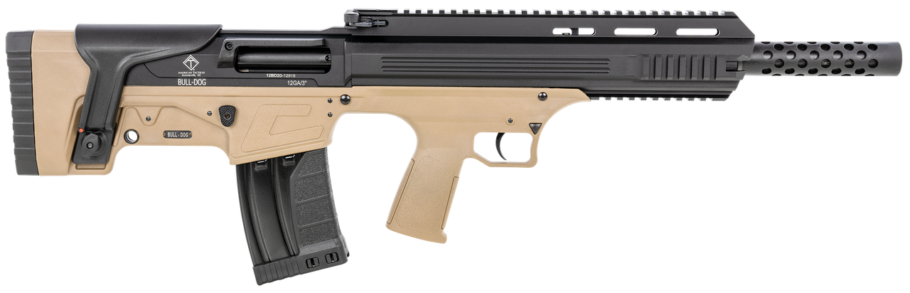 American Bulldog Bullpup 12 Ga, 18.5" Barrel 3" Chamber, FDE/Black, 5rd ...