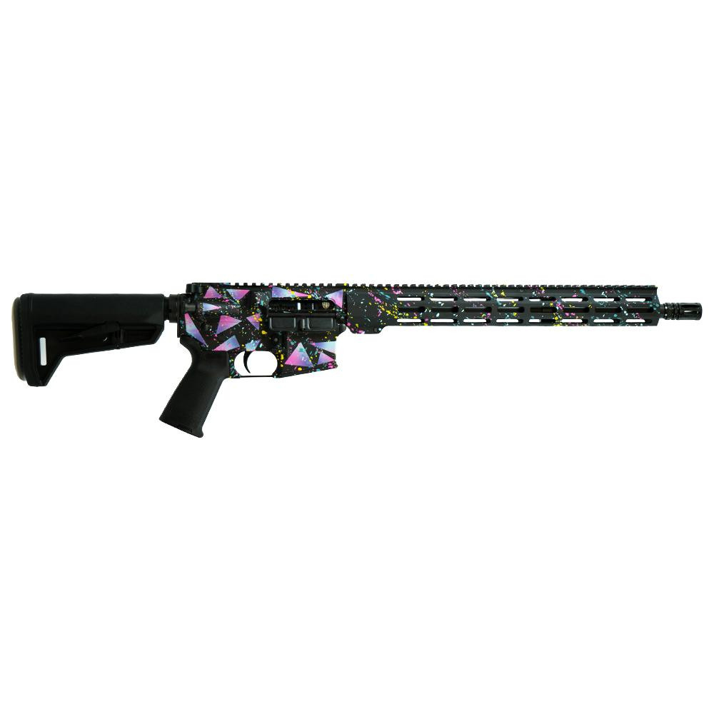 Shark Coast Tactical "Retro Miami" AR-15 5.56, 16" Barrel, 30rd ...